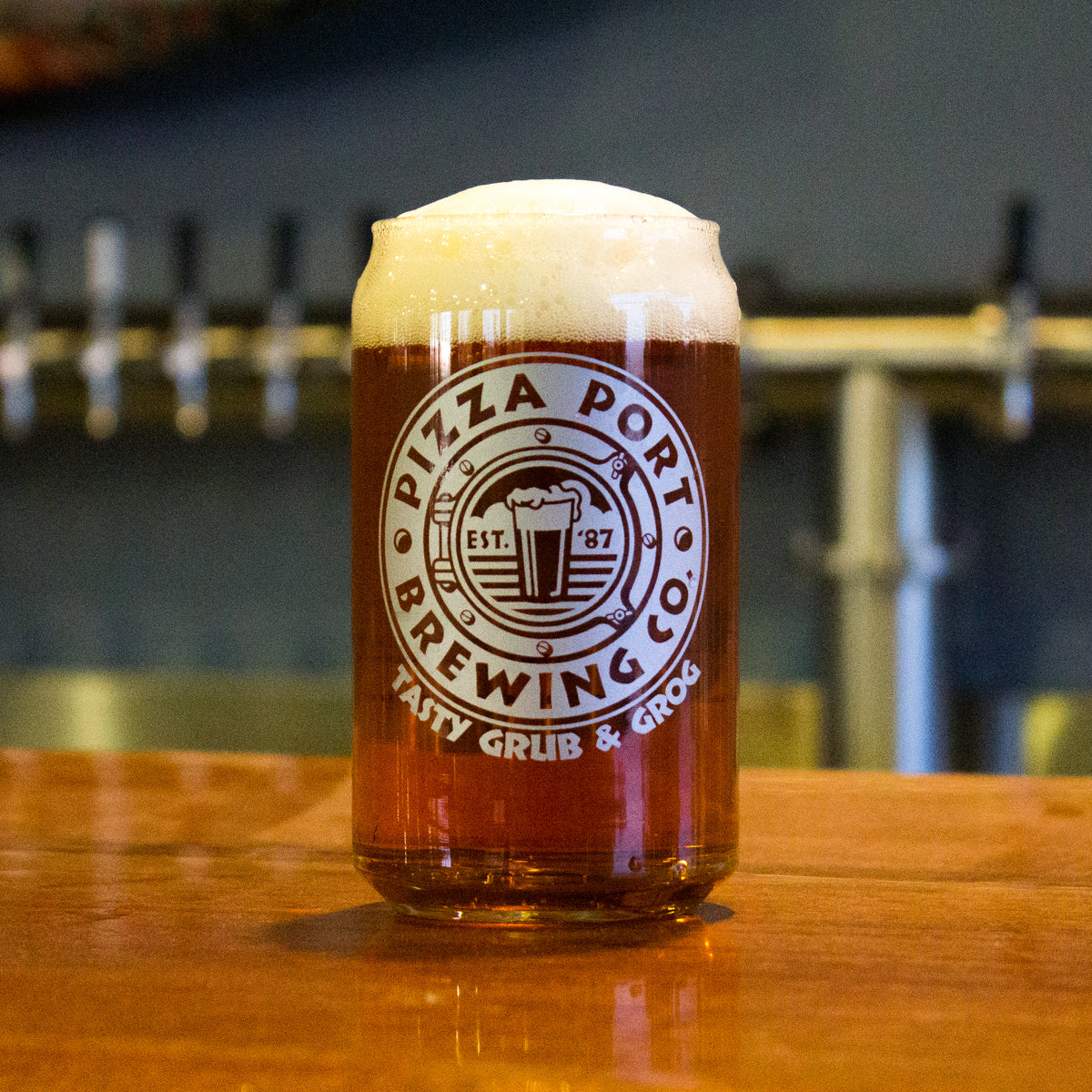 Pizza Port Can Glass – Pizza Port Brewing Company